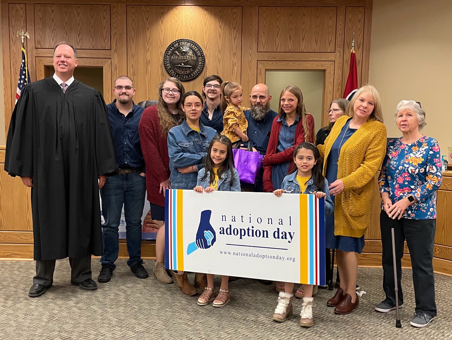 Twelve Children Joined 11 Families During the First Judicial District’s National Adoption Day ...